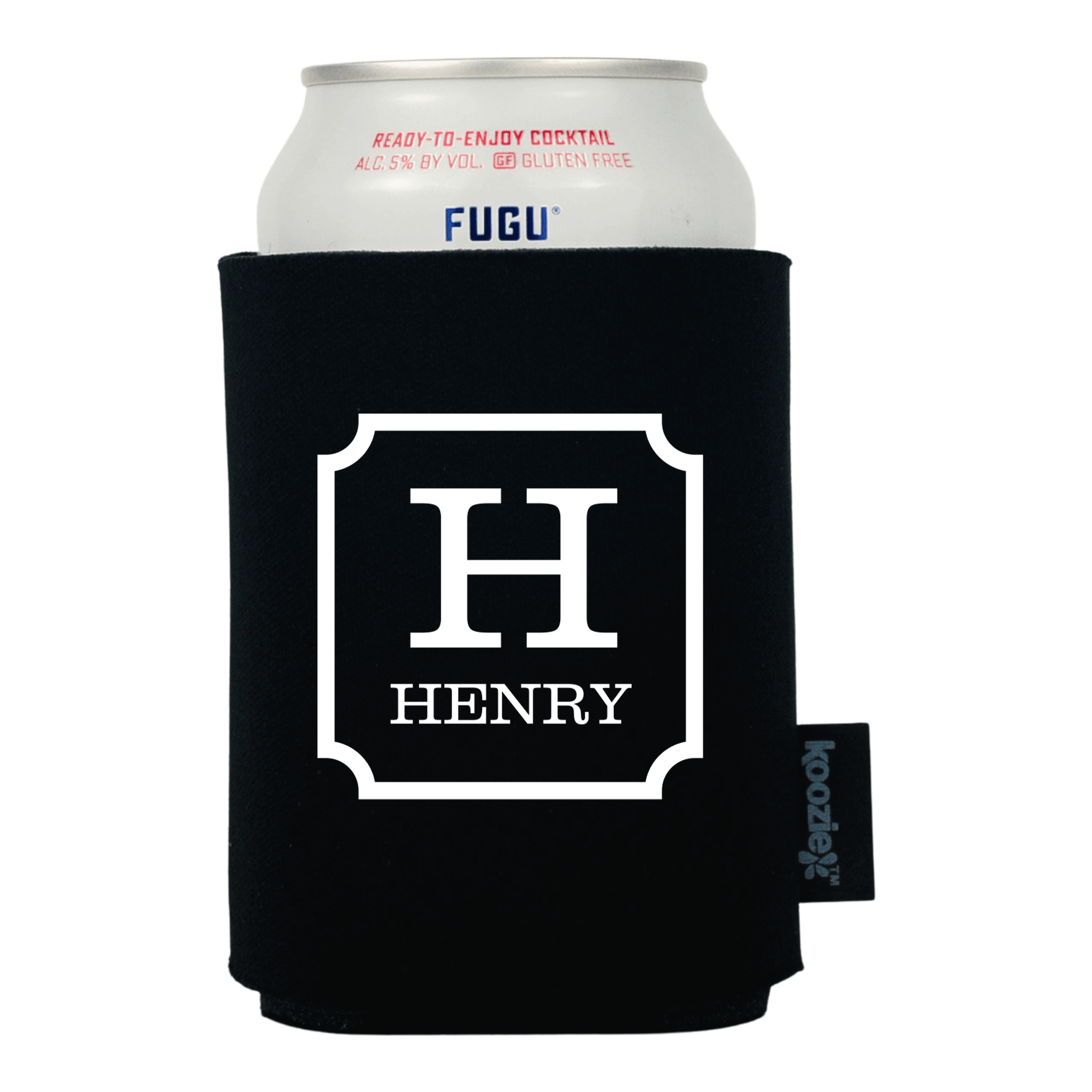 Koozie® Clean Serif Monogram Drink Cooler - myKoozie.com