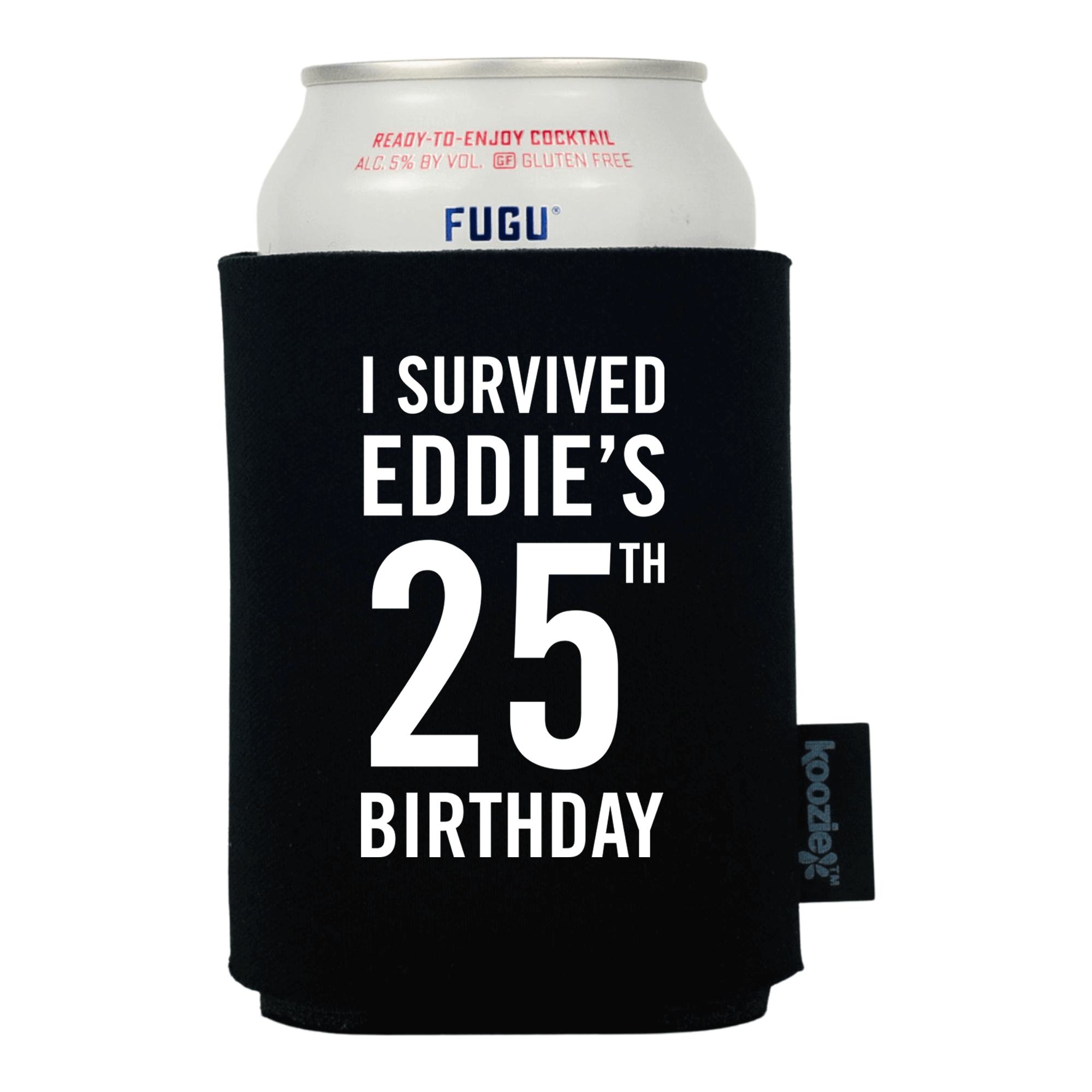 Koozie® I Survived Birthday Drink Cooler - myKoozie.com
