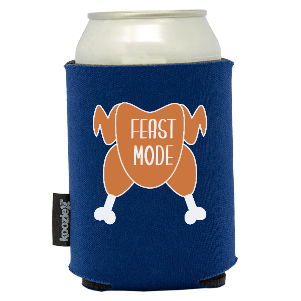 Koozie® Feast Mode Foam Can Cooler |1 Side - myKoozie.com